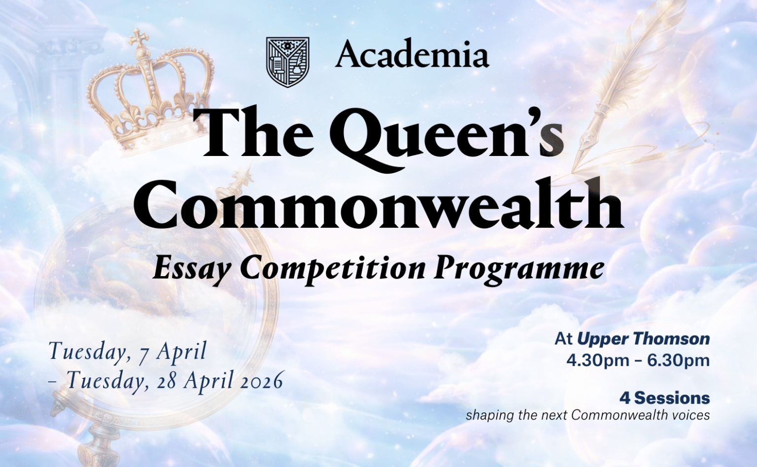 The Queens Commonwealth Essay Competition Workshop 2026 | Academia ...